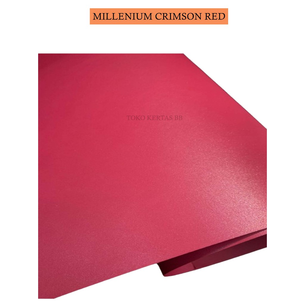 Jual KERTAS JASMINE / KERTAS MILLENIUM / WARNA CRIMSON RED 190 - 220 ...