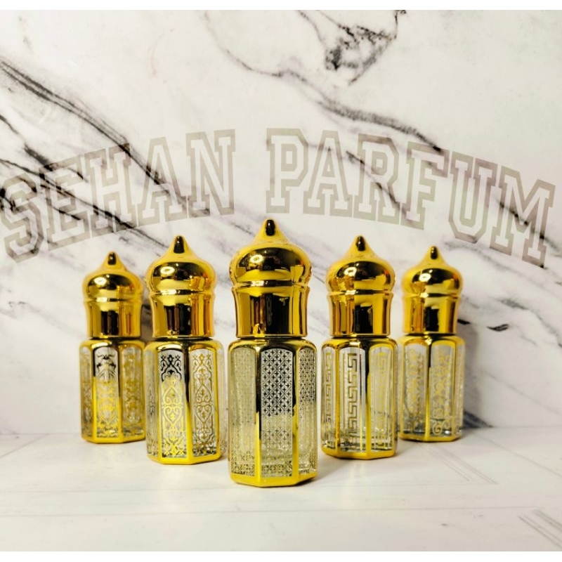 Jual Botol parfum tola kubah stick kaca mewah ukuran 6ML harga per ...