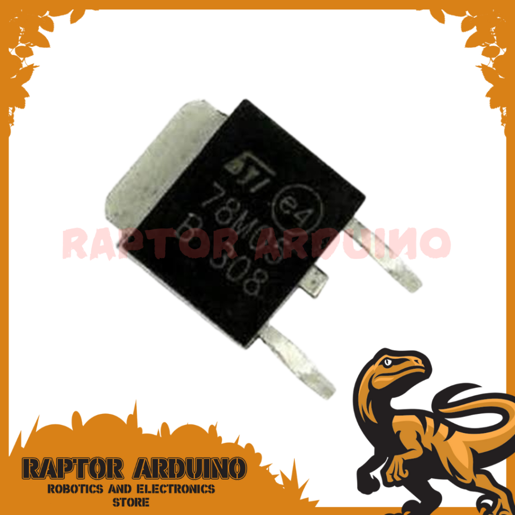 Jual 78M05 Positive Voltage Regulator smd 7805 5V 1A TO-252 D2PAK ...