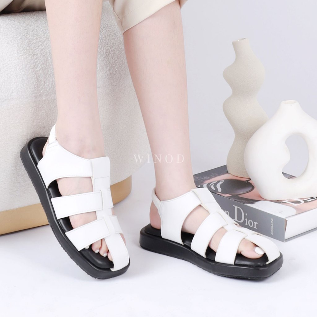 Jual WINOD Terryno Platform Sandal Wedges Wanita Model Slingback Daily ...