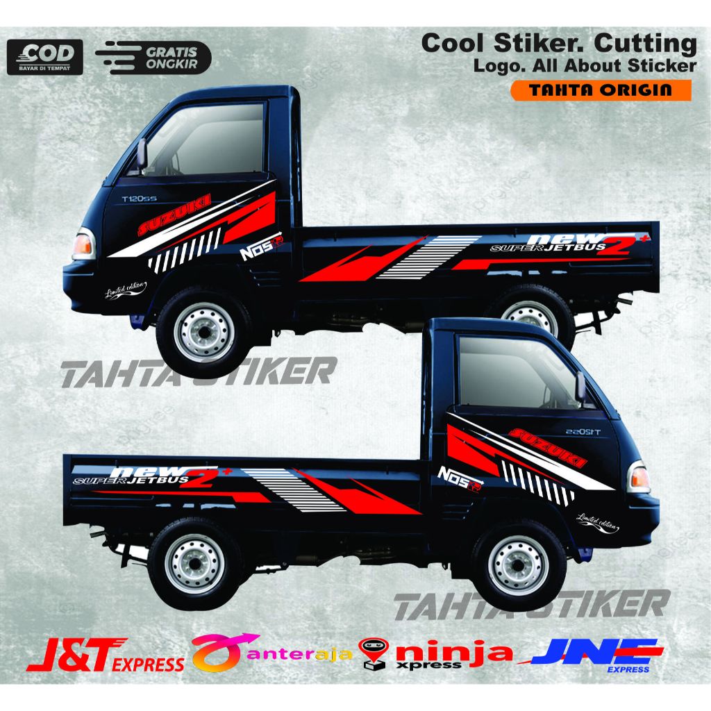 Jual TERBARU Stiker Mobil Pick Up suzuki futura Stiker Pick Up Colt T ...