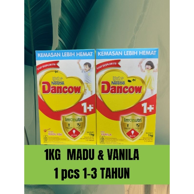 Jual PROMO! DANCOW TAHAP 1 (1-3 TAHUN ) DANCOW 1+ MADU | VANILA | 1 KG ...