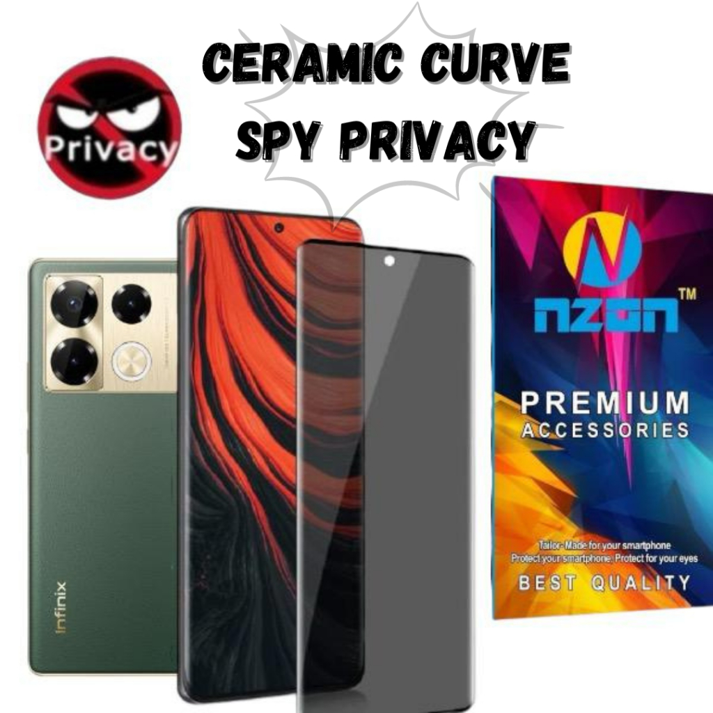 Jual Tempered CERAMIC CURVE ANTI SPY PRIVACY INFINIX NOTE 50S 40 PRO 40S 40Pro+ Zero 30 40 ZERO ...