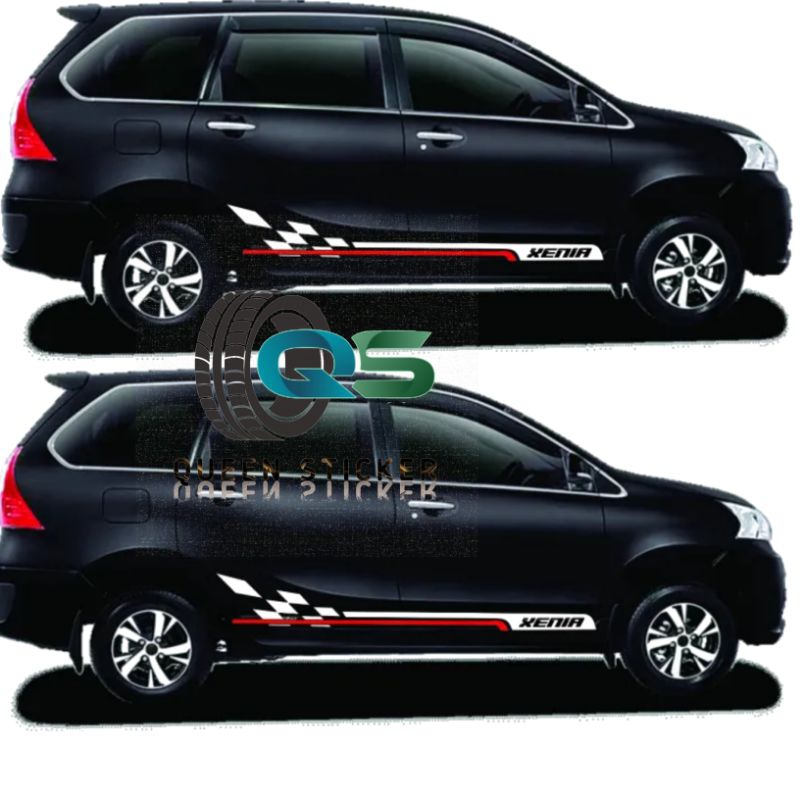 Jual stiker mobil stiker cutting mobil Xenia minimalis modern terbaru ...