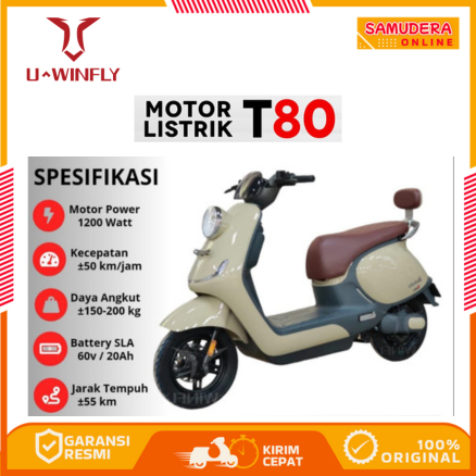 Jual Motor Listrik Uwinfly T80 Tipe Terbaru Garansi Resmi Uwinfly ...