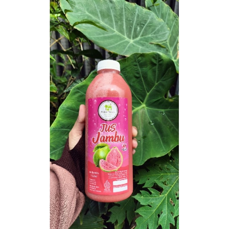 Jual Jus Jambu Merah Asli/Kental/meningkatkan trombosit uk. 1L | Shopee ...