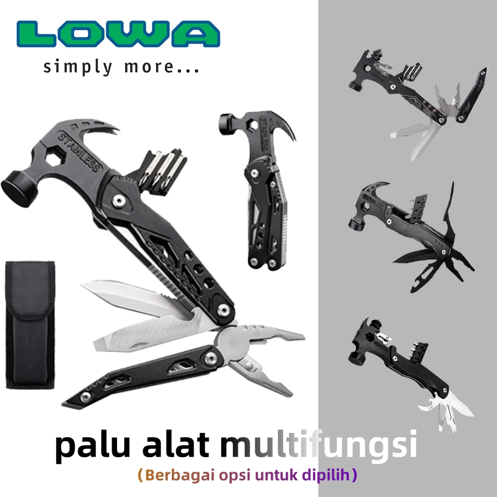 Jual 【LOWA】Palu multifungsi luar ruangan pisau luar ruangan tang palu ...