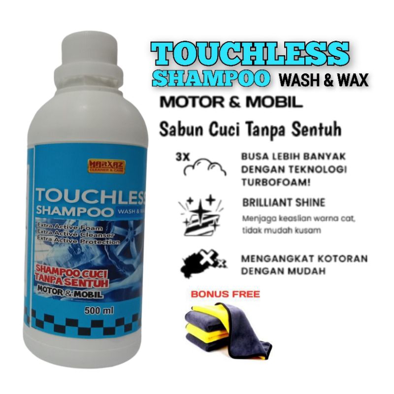 Jual TOUCHLESS SHAMPOO Wash&Wax / Shampoo Cuci Tanpa Sentuh By Marxaz ...