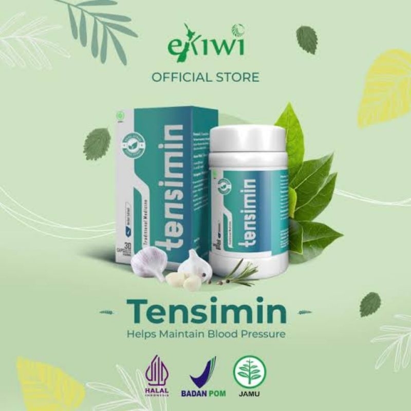 Jual TENSIMIN Asli Obat Hipertensi Jantung Struk Kolestrol 30 kapsul ...