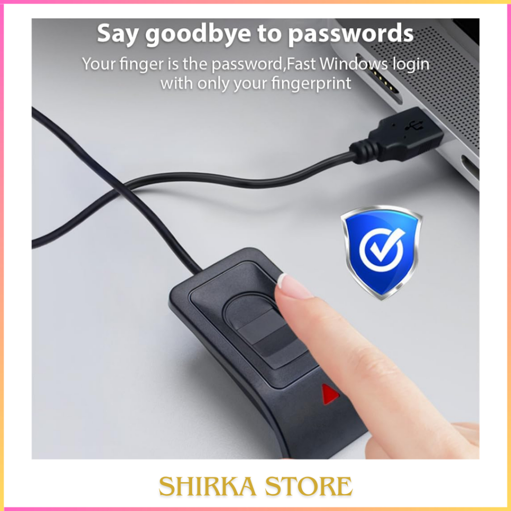 Jual SS - Fingerprint Scanner Reader Sidik Jari Login USB PC Laptop ...