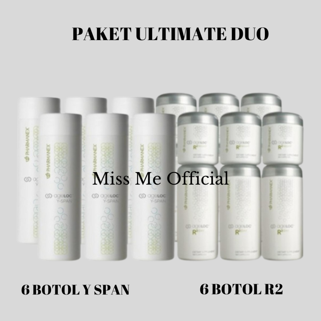 Jual PAKET ULTIMATE DUO R2 6 PCS EXP 09/2025 Y SPAN ANTI AGING 6 PCS ...