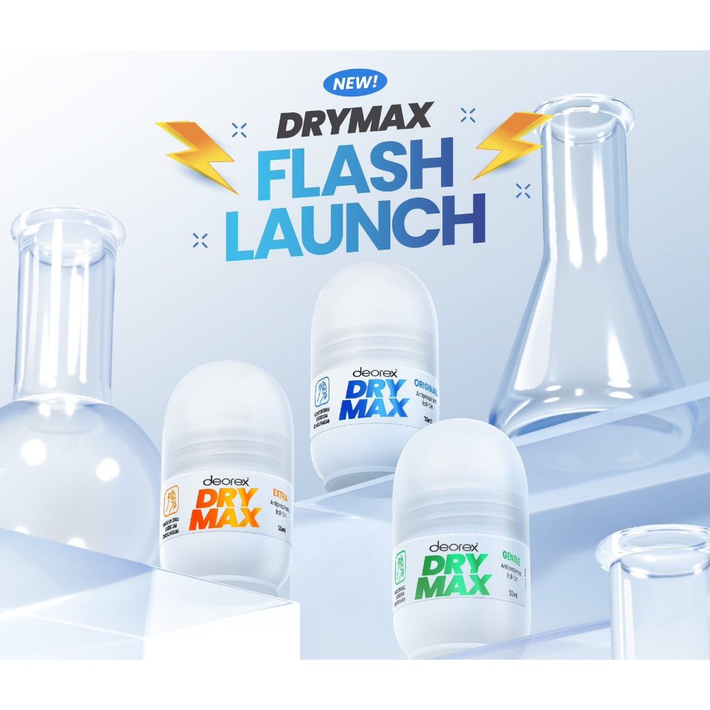 Jual DEOREX DRY MAX ANTIPERSPIRANT 30ML | Shopee Indonesia