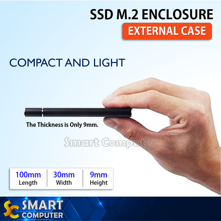 Jual Casing External SSD M2 NVMe PCIe / M2 SATA NGFF Type C / USB 3.0 ...