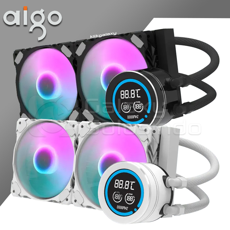 Jual AIGO DARKFLASH Nebula DN 240D ARGB 240mm Liquid CPU Cooler ...