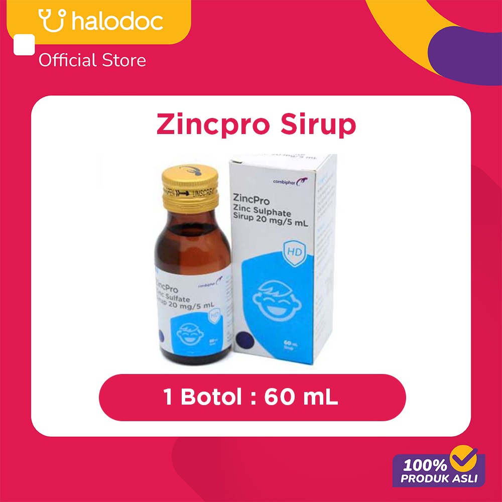 Jual Zincpro Sirup 60 ml | Shopee Indonesia