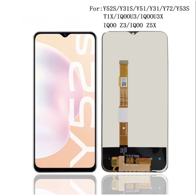 Jual Heiston lcd ts vivo y53s y31 2020 y51 2020 original indospp ...