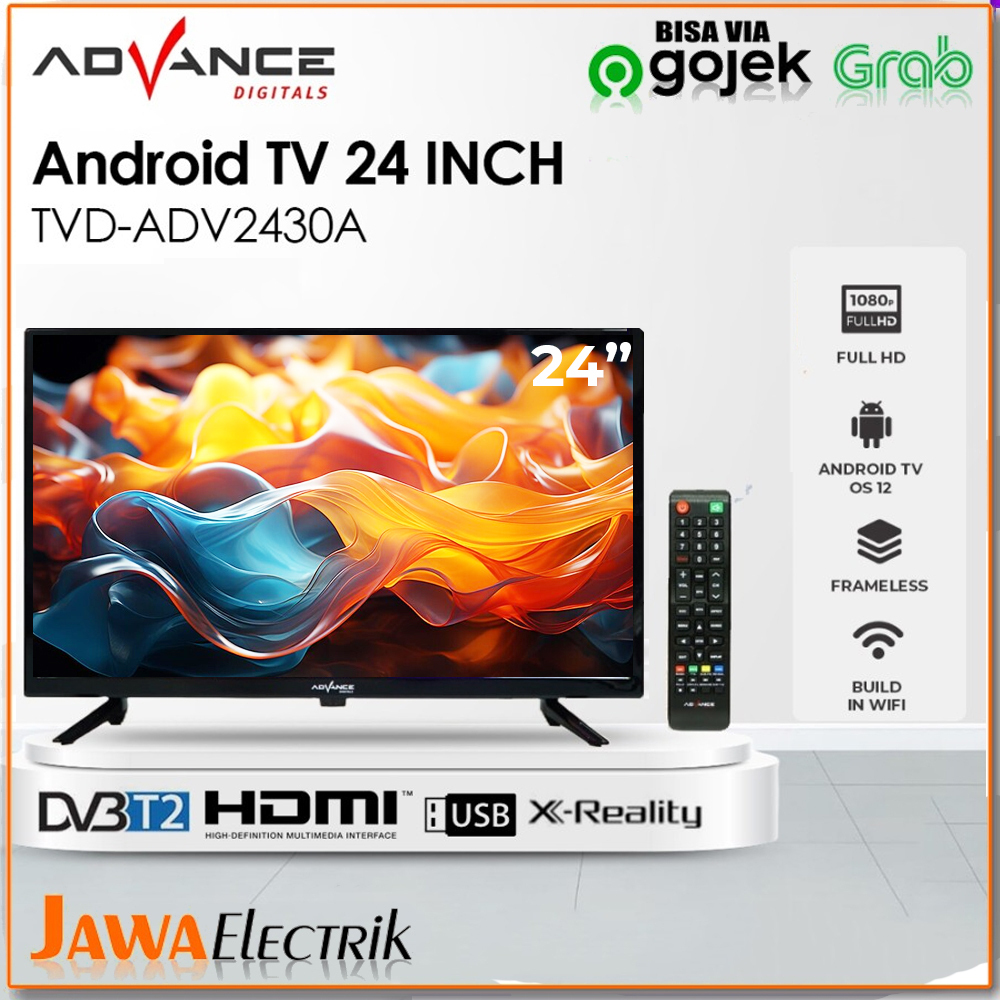 Jual Advance Smart TV Led Digital ADV2430A Android TV 24 inch HD ADV ...