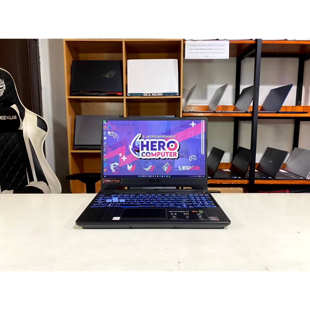 Jual Laptop ASUS TUF FX506NC, AMD ryzen 5 7K, nvidia RTX3050 | Shopee ...