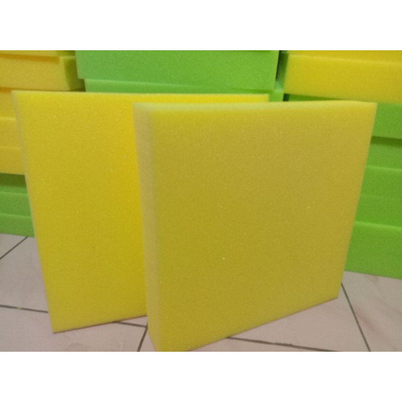 Jual busa alas duduk ukuran 50x50x5cm busa kuning | Shopee Indonesia