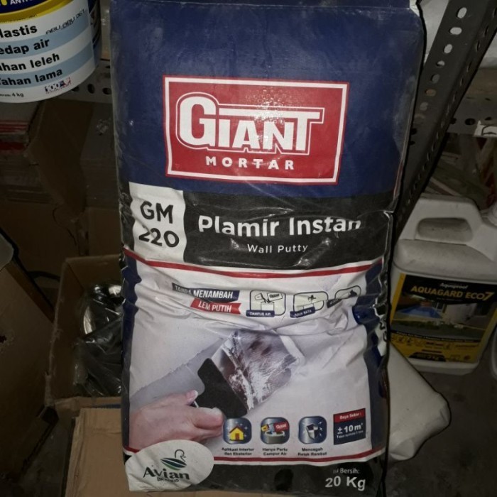 Jual Plamir Instant Kering Giant Mortar 20 Kg | Shopee Indonesia
