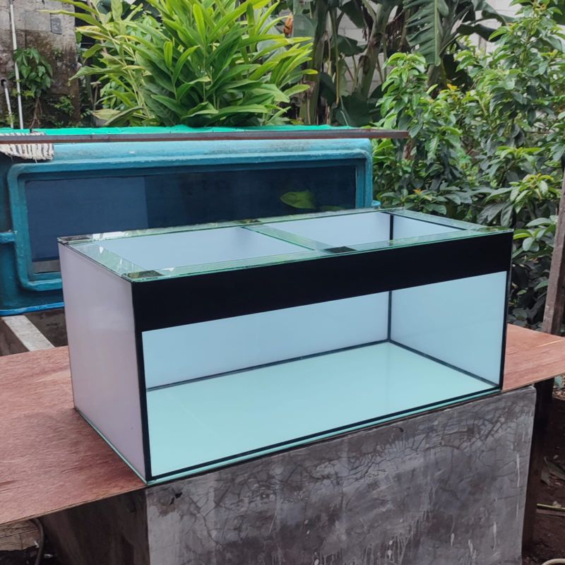 Jual aquarium kaca ukuran 120x60x50 full sticker | Shopee Indonesia