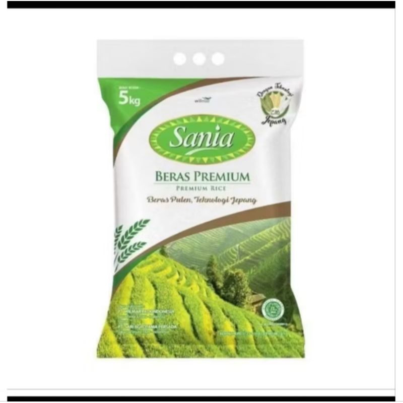 Jual Beras Sania Premium Rice 5kg | Shopee Indonesia