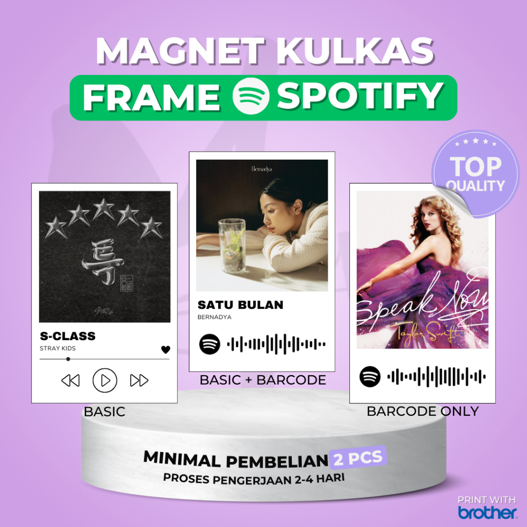 Jual Cetak Foto Magnet Spotify Layout | Shopee Indonesia