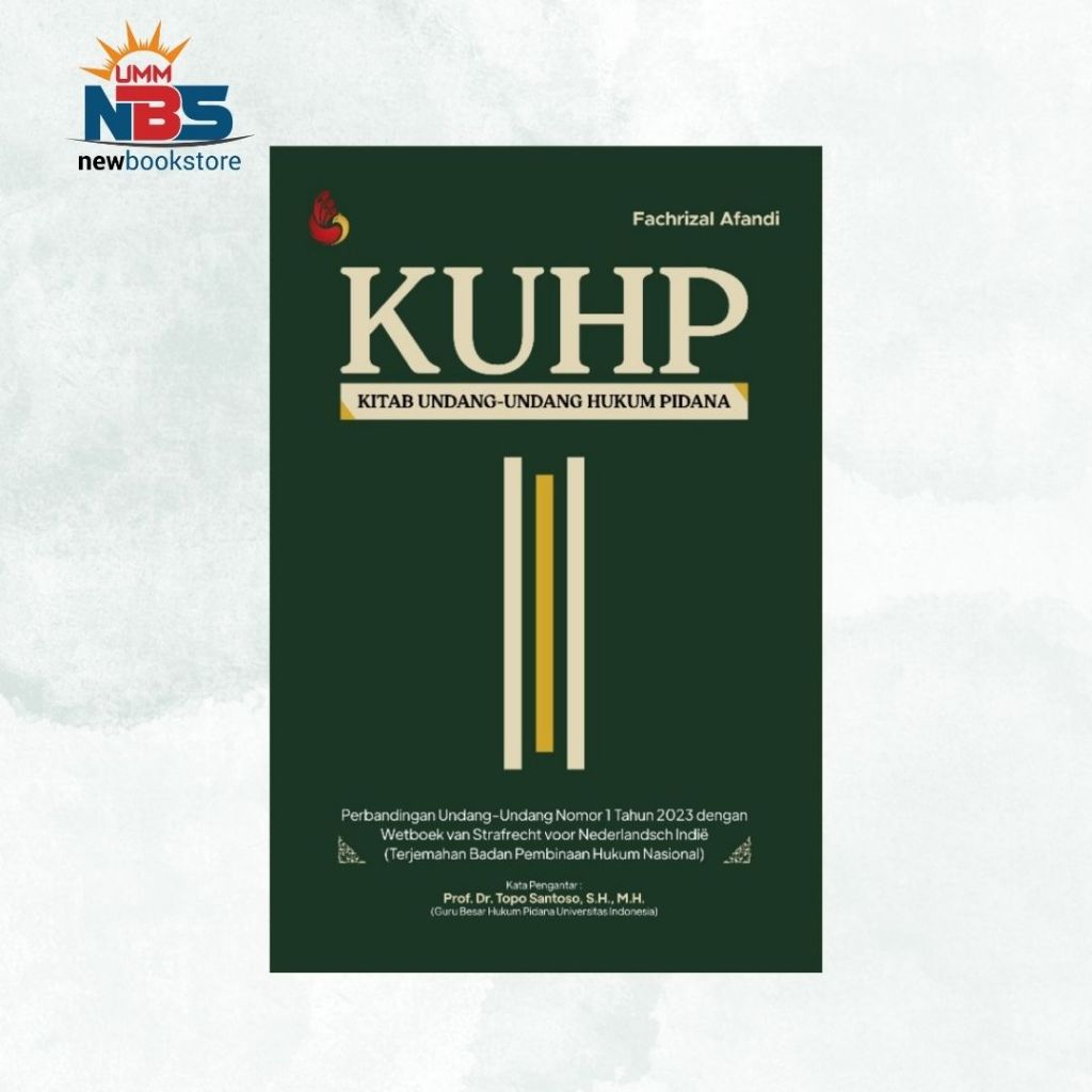 Jual KUHP Kitab Undang-Undang Hukum Pidana: Perbandingan Undang-Undang ...