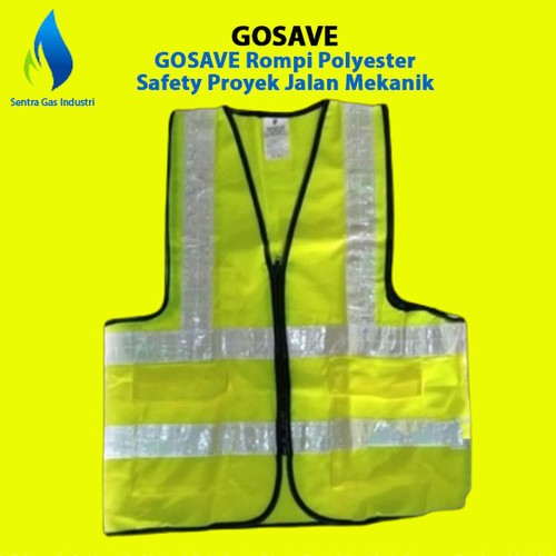 Jual Gosave Rompi Polyester Hijau 4 Line Scoth Nyala Rompi Keselamatan ...