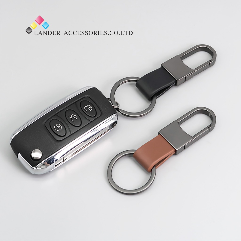 Jual Premium Leather Key Chain Karabiner Gantungan Kunci Mobil Motor ...