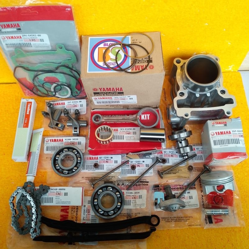 Jual Paket Hemat Full Set Blok Seher Komplit Yamaha MX KING 150cc (2PV) | Shopee Indonesia