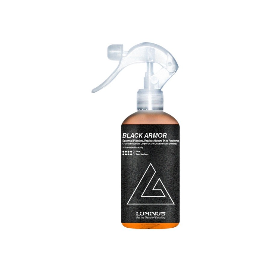 Jual Luminus Korea Black Armor 250ml Trim Restorer Trim Dressing exterior penghitam plastik ...