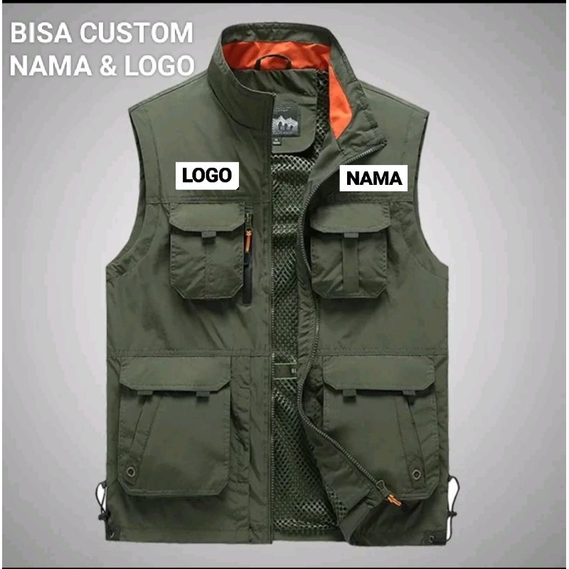 Jual ROMPI CUSTOM BORDIR LOGO DAN TULISAN BELAKANG | Shopee Indonesia