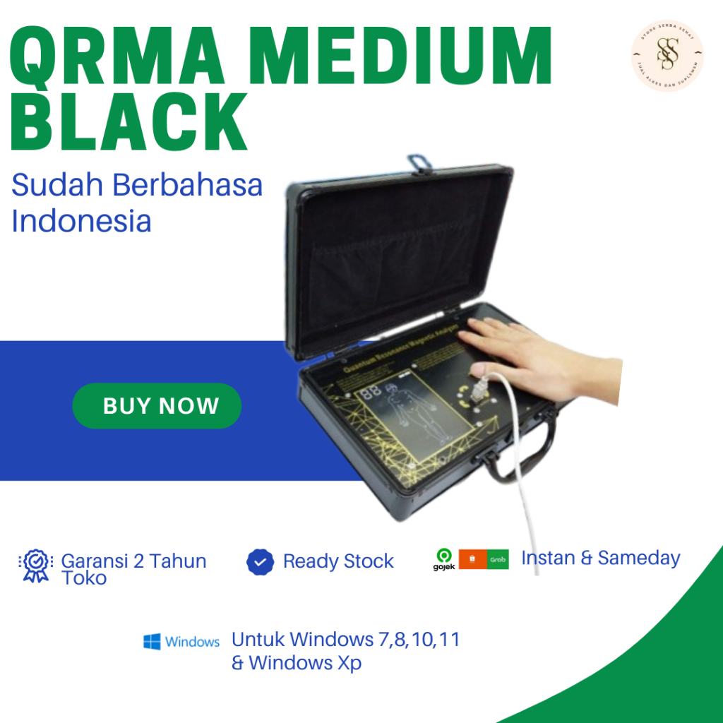 Jual QRMA Kuantum MEDIUM BLACK SENSOR Tanpa Stick NEW Generation ...
