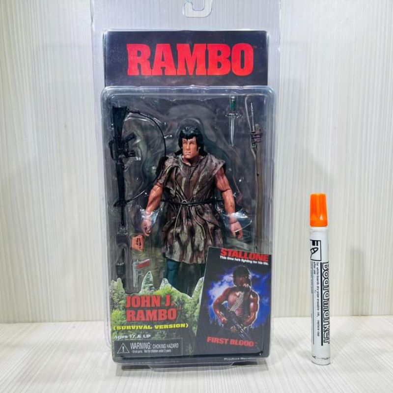 Jual mainan action figureNeca rambo survivak versionjohn j rambo ...
