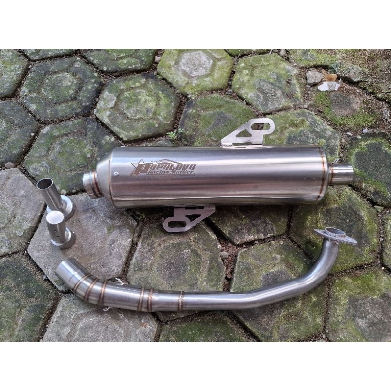 Jual (Grade A free db killer/peredam) Knalpot standar racing inlet 38mm ...