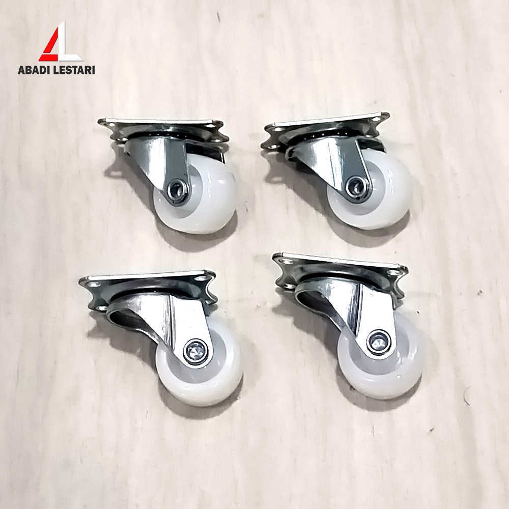 Jual RODA NILON 1 INCH RUSH SIZE 25 MM ( JUAL 1 SET = 4 PCS ) | Shopee ...