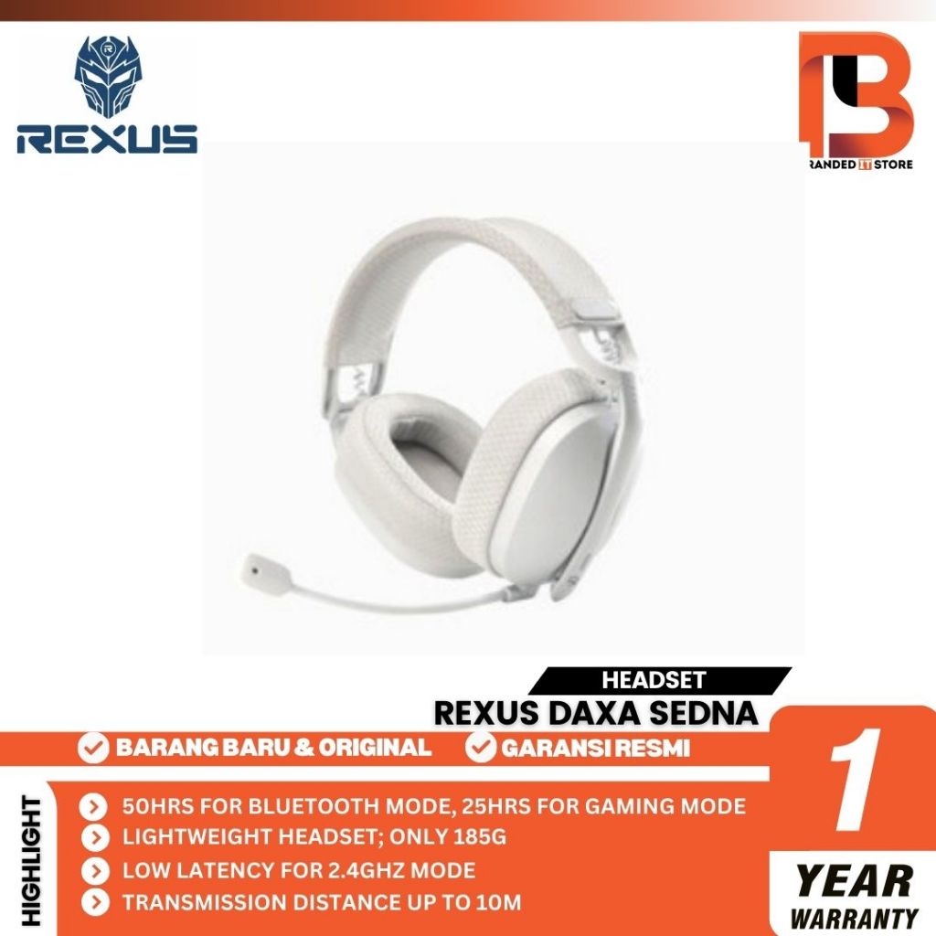 Jual REXUS DAXA SEDNA WIRELESS Gaming Headset | Shopee Indonesia