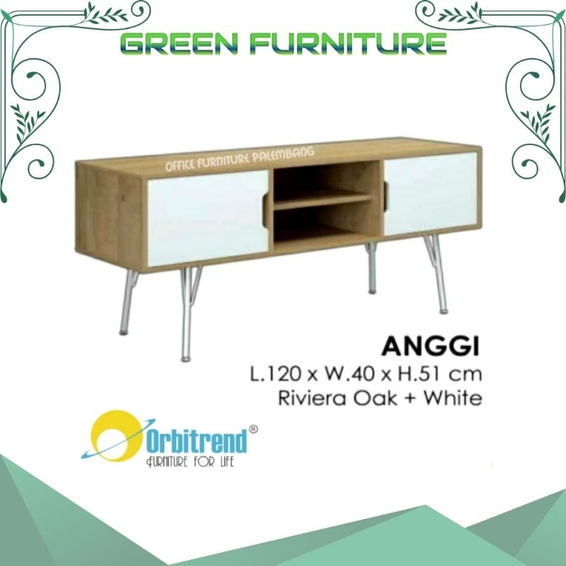 Jual meja tv orbitrend RTV ANGGI rak tv minimalis meja tv kaki besi ...