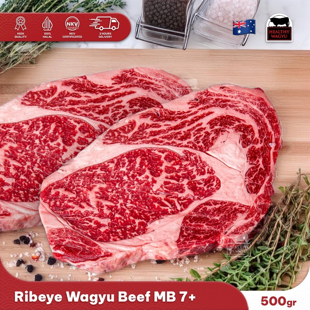Jual RIBEYE WAGYU MB7 500GR Healthy Wagyu | Shopee Indonesia
