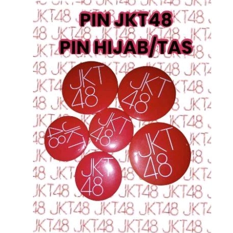 Jual [ Bisa COD ] PIN JKT48 PIN TAS PIN HIJAB PIN BAJU | 5,8 cm | 4,8 ...