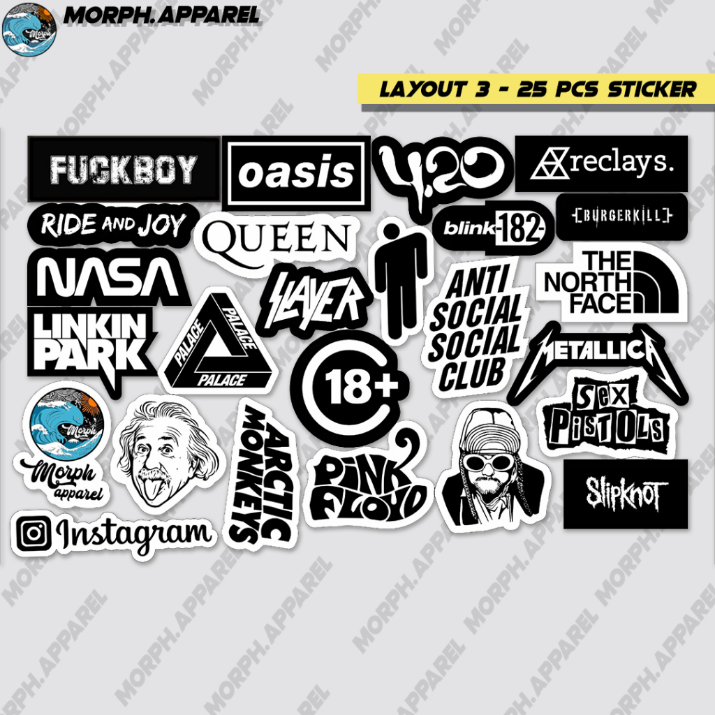 Jual Sticker Pack Premium - Sticker Helm / Outdoor - STICKER GRAFTAC ...