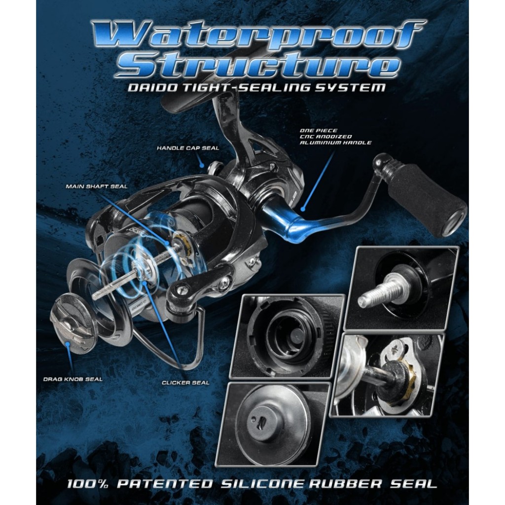 Jual Reel Daido Vendetta Power Handle 1000 2000 3000 4000Rk 6000Rk ...