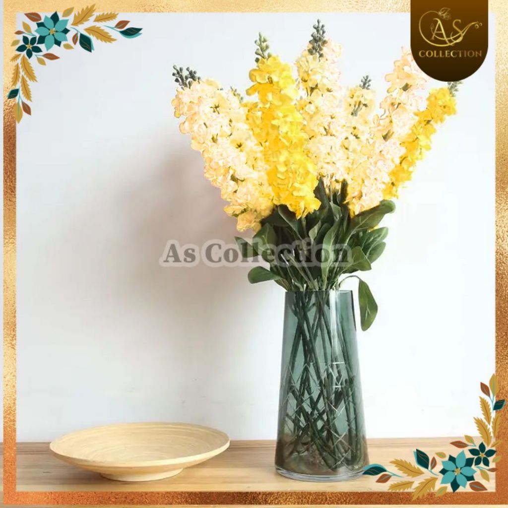 Jual 1TANGKAI BUNGA HYACINTH ARTIFICIAL OVAL 74CM HYACINTH GERIGI 72CM ...