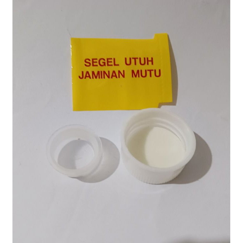 Jual Tutup Botol KACA Luar Putih dan Dalam Pop Up dan Segel Kuning ...