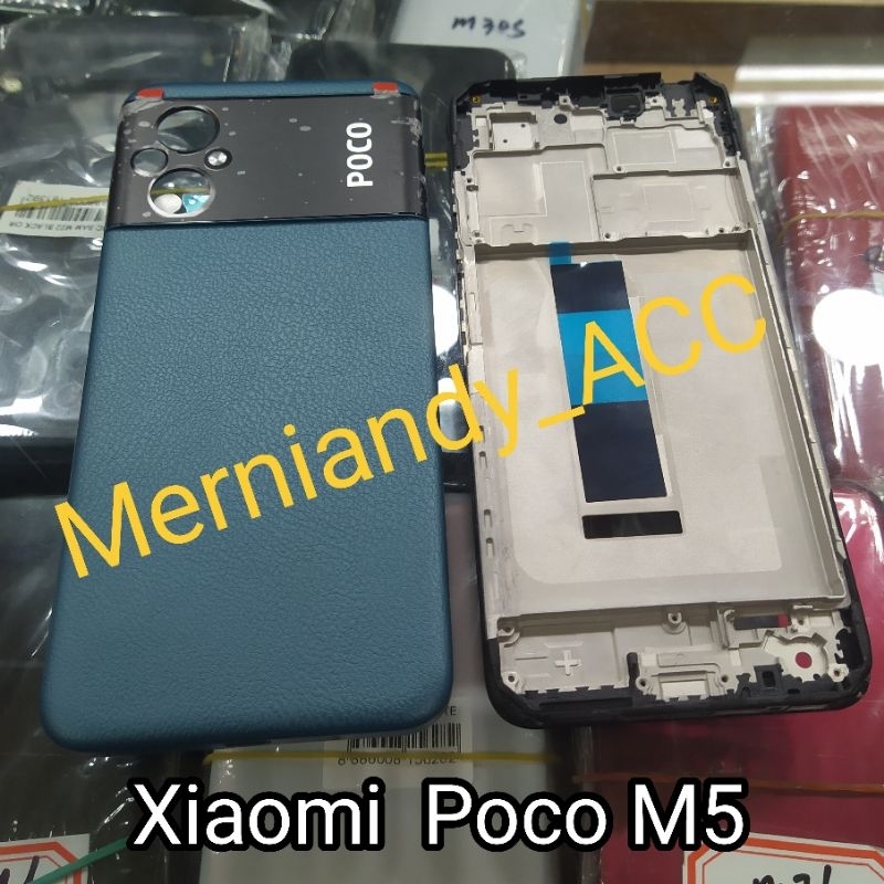 Jual Cessing hausing fullset frame Lcd Xiaomi Poco M5 Backdor dan Frame ...
