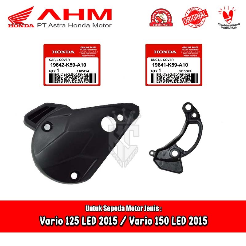 Jual Duct Cap L Cover Mesin CVT Honda Vario 125 150 LED 2015 Original ...