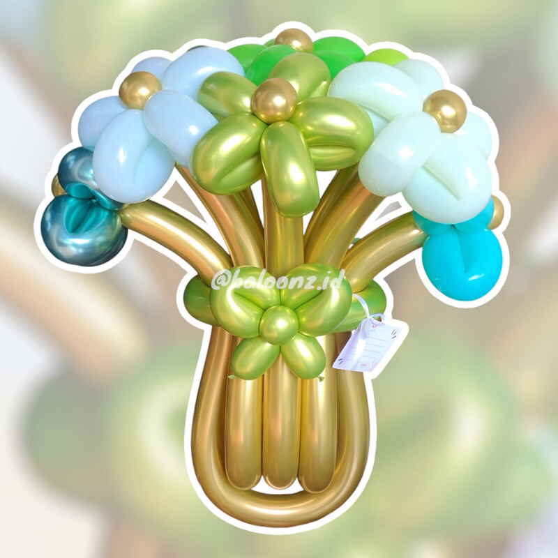 Jual (BACA DESKRIPSI) BUKET BALON BUNGA TANGKAI PENDEK TANGSEL/BUKET ...