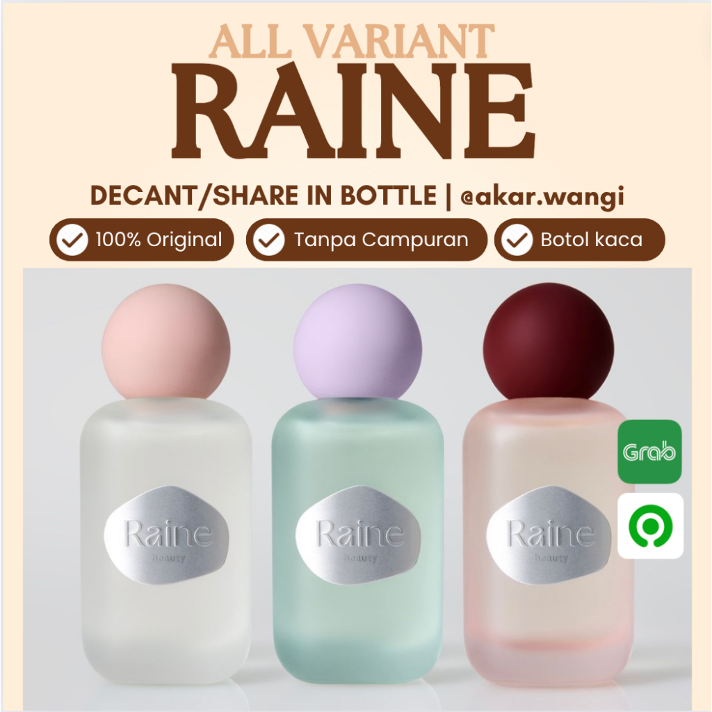 Jual (decant) Raine Beauty About Her She Blooms Closer Still tester ...
