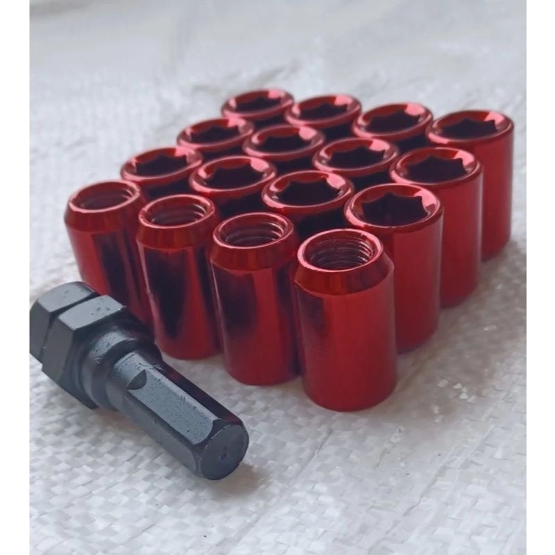 Jual Baut Roda Mobil besi merah Maxguard Topfit brio jazz agya alya ...